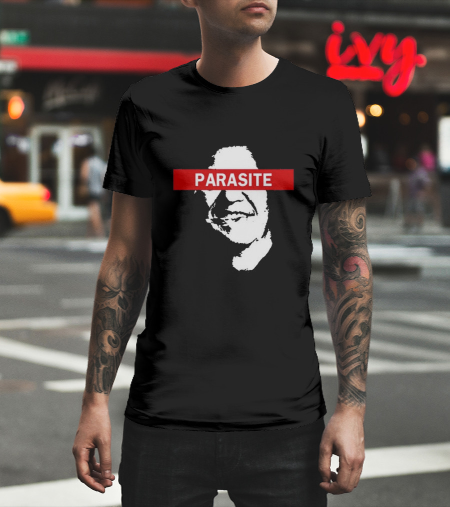 Nabunturanguy Davaomigrant Parasite Face Red Bar Iconic T-Shirt