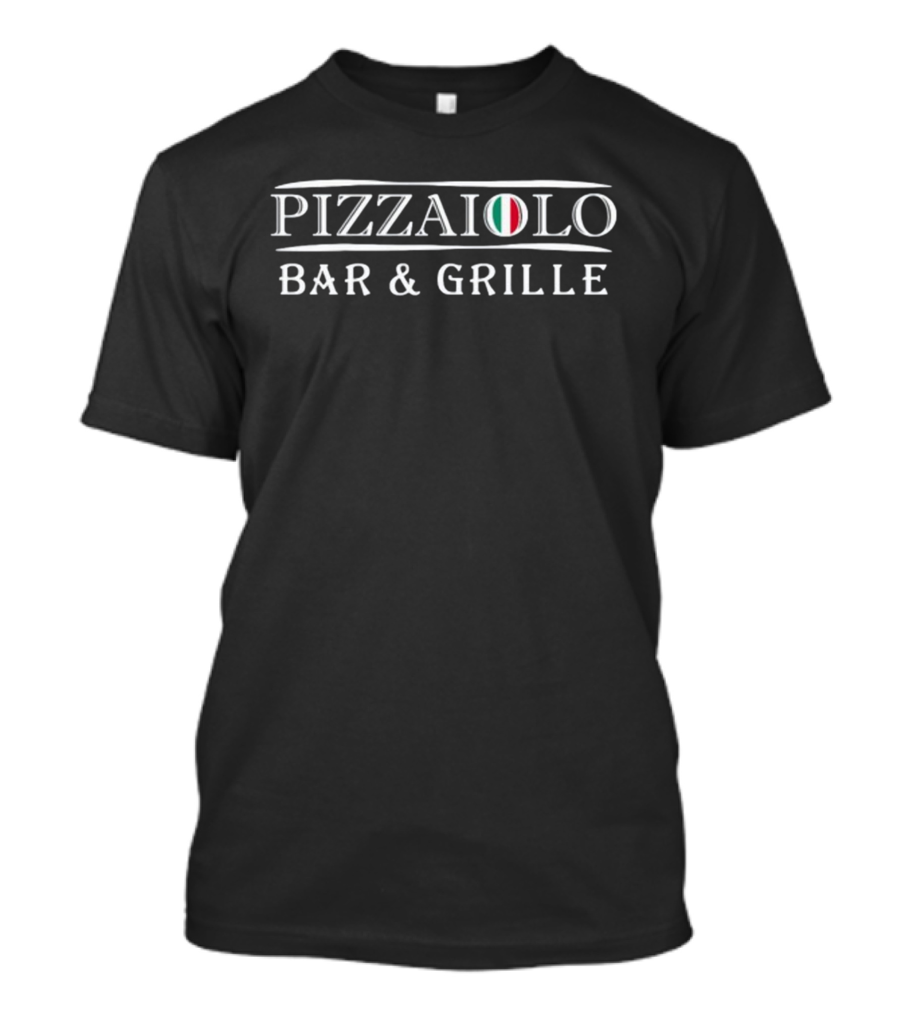 Pizzaiolo Bar And Grille Pie Till I Die Italian Flag Line T-Shirt