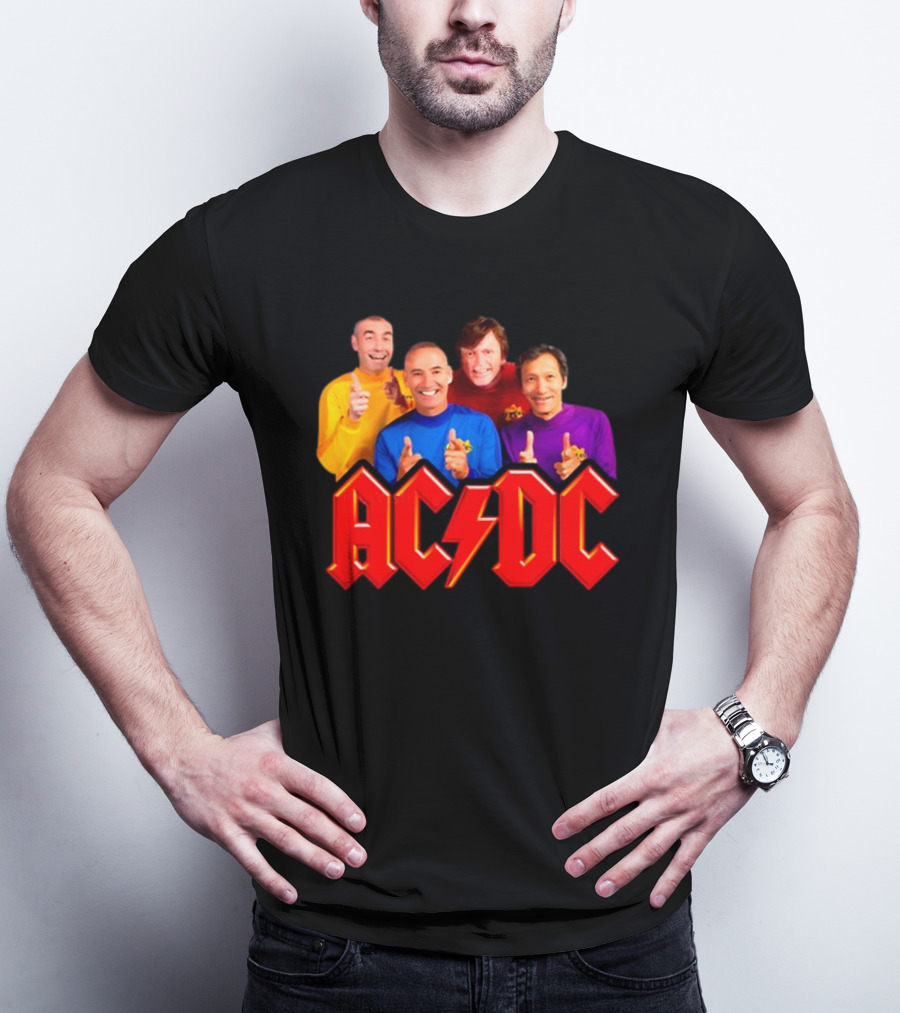 AC/DC Meets The Wiggles For Those About To Wiggle T-Shirt