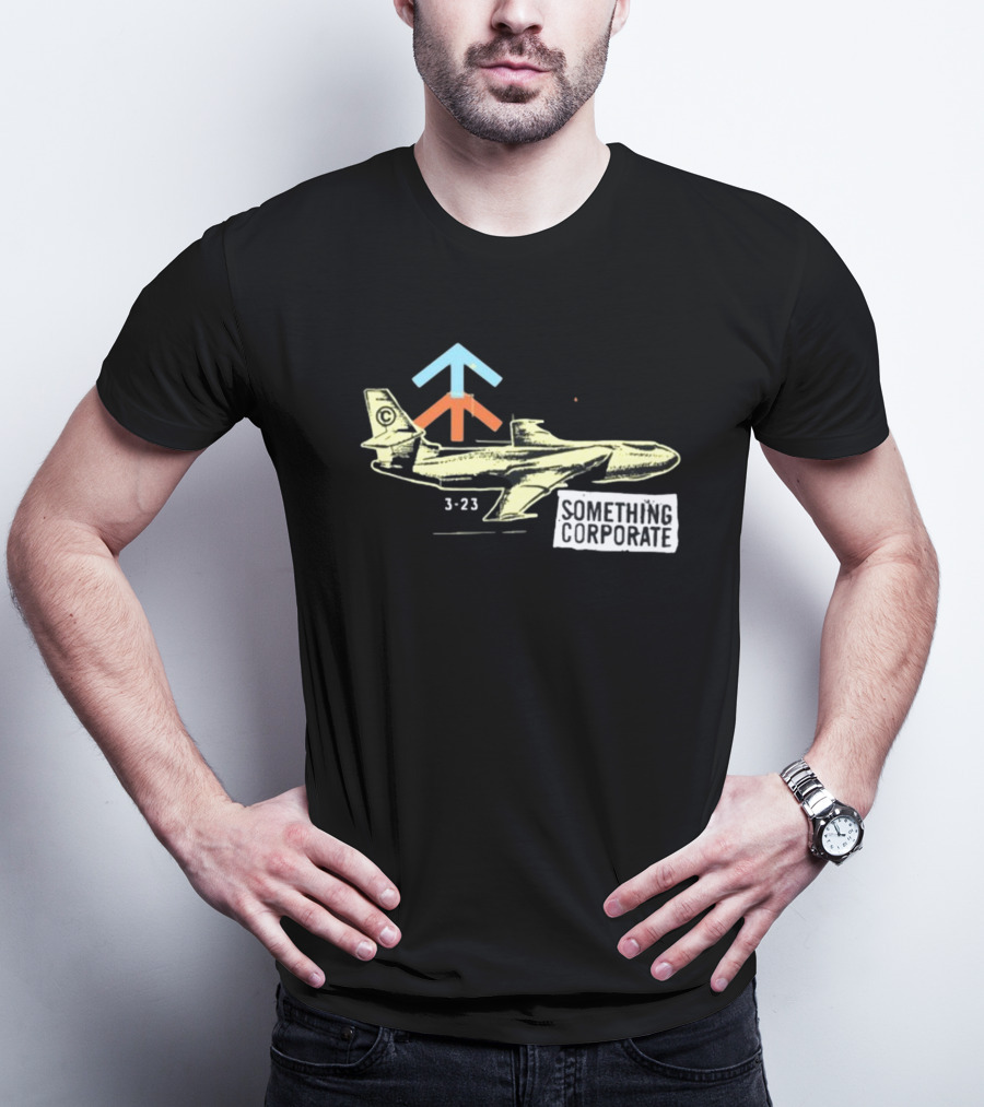 Something Corporate North Airplane 3-23 T-Shirt