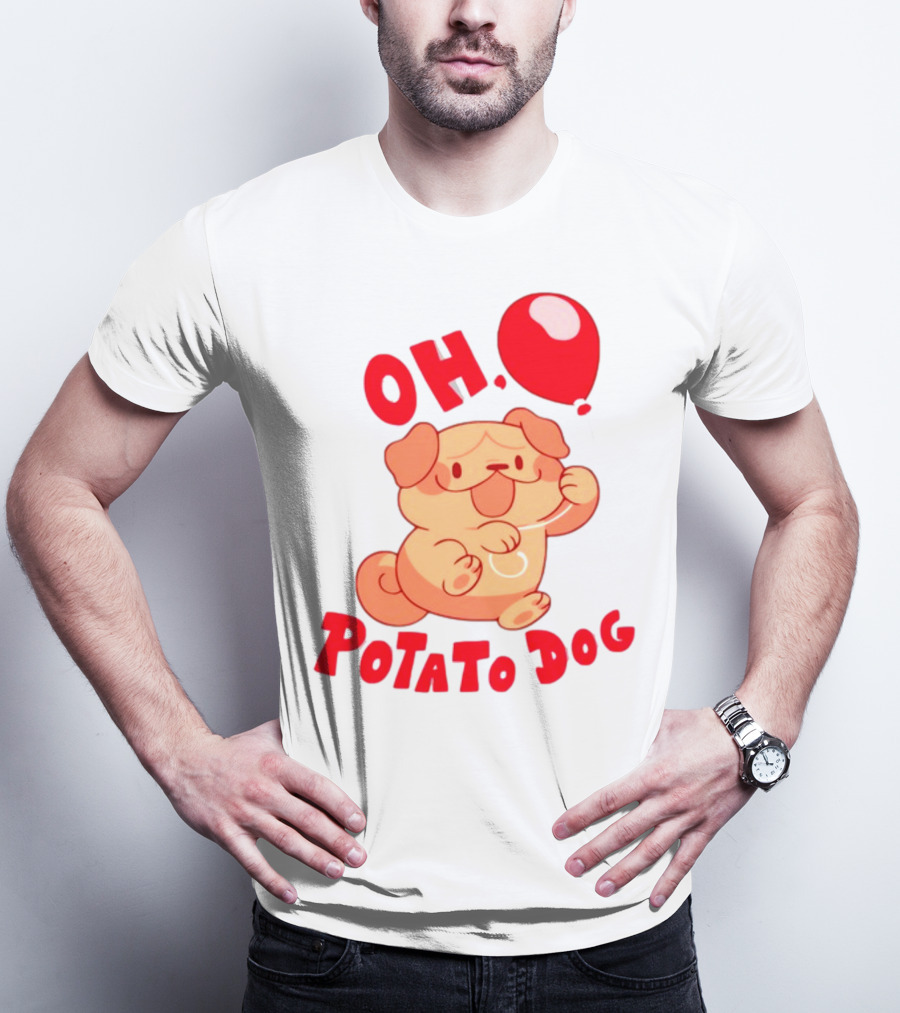 Bandwear Parry Gripp Oh Potato Dog With Balloon T-Shirt