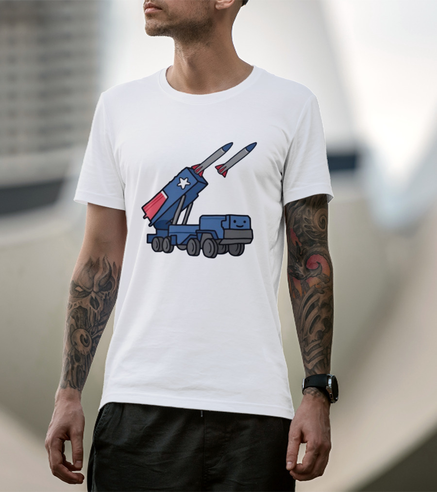 New England Patriots Missile Launcher Truck T-Shirt