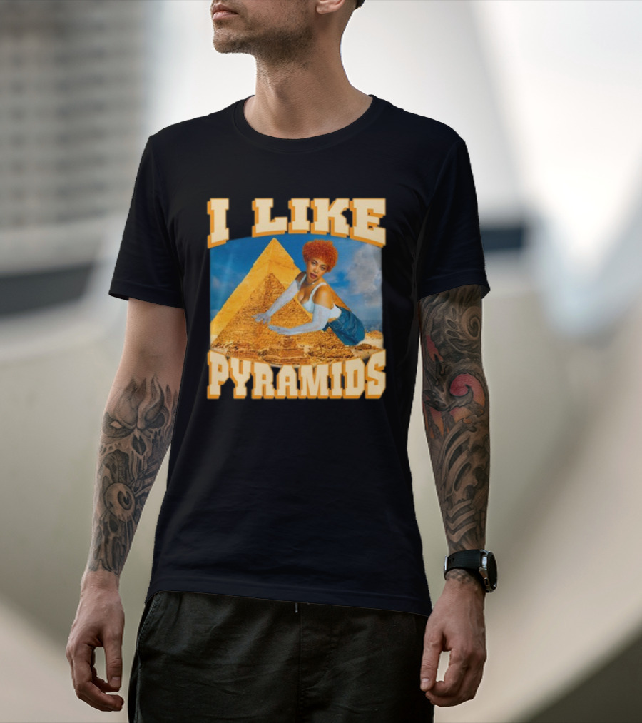 Ice Spice I Like Pyramids 90s Style Cleopatra Nostalgia T-Shirt