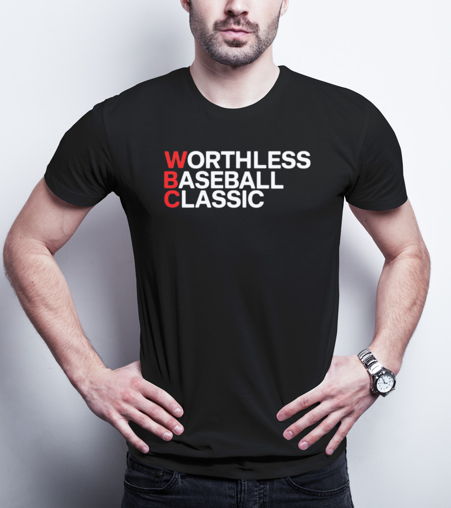 WBC Worthless Baseball Classic Sal Licata Wearing T-Shirt