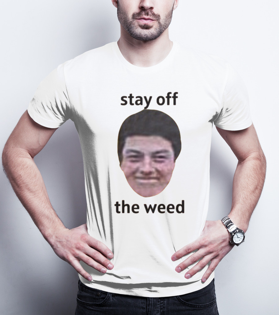 Stay Off The Weed Viktor Hovland Face T-Shirt