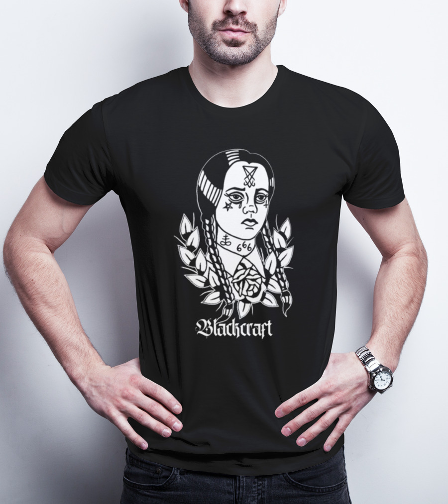 Blackcraft 666 Occult Wednesday Addams T-Shirt