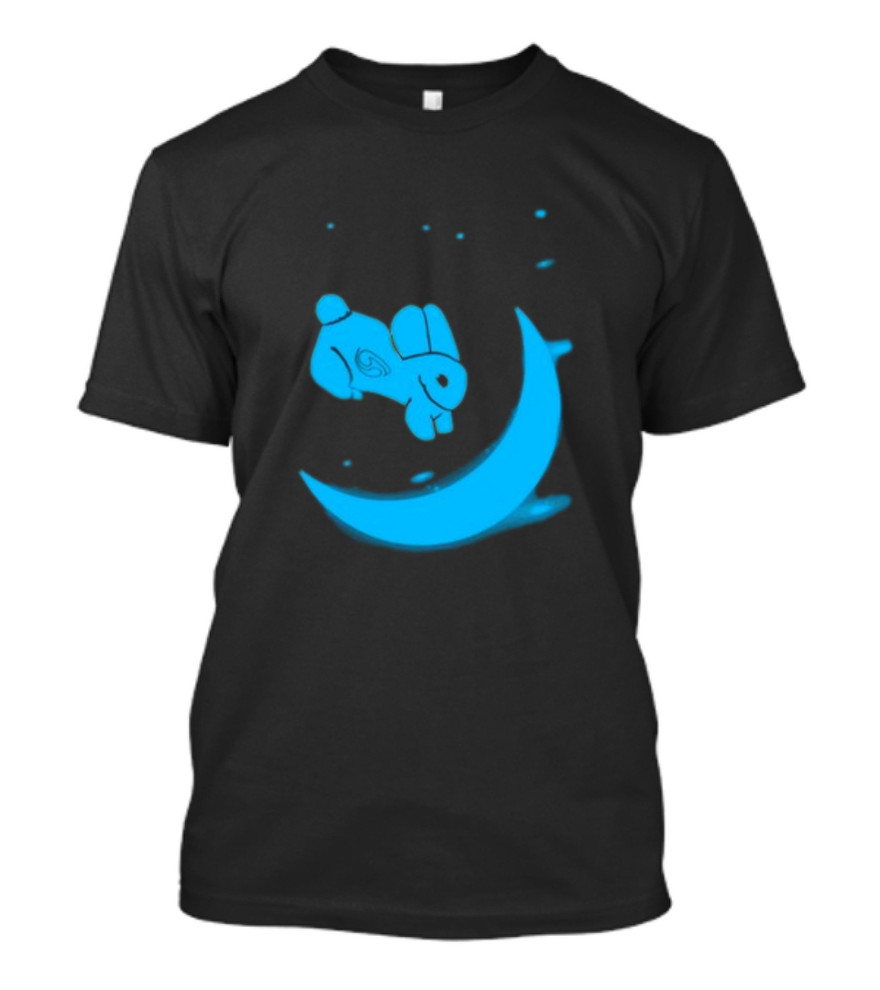 Rawpaw Jade Rabbit Moon Journey By Reghan Clark T-Shirt