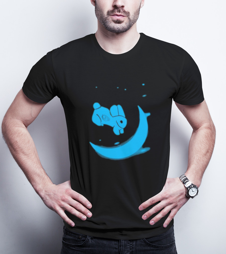 Rawpaw Jade Rabbit Moon Journey By Reghan Clark T-Shirt