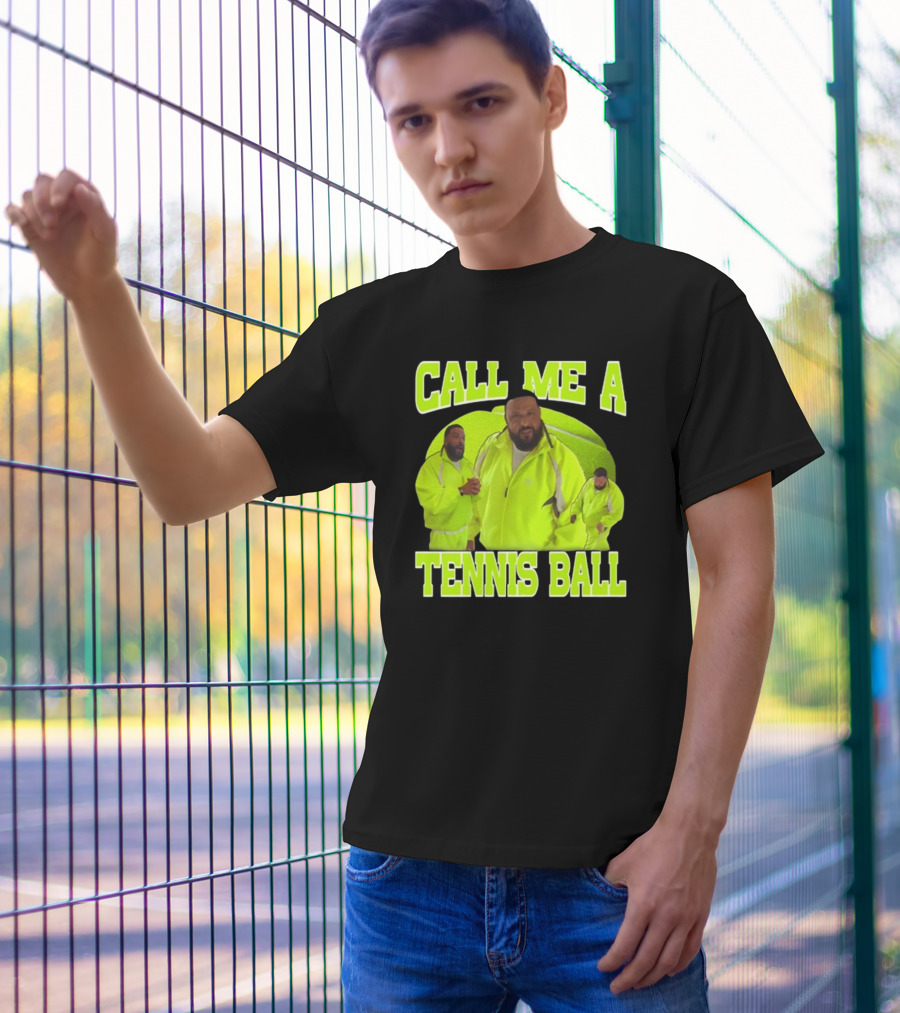 DJ Khaled Call Me A Tennis Ball Neon T-Shirt