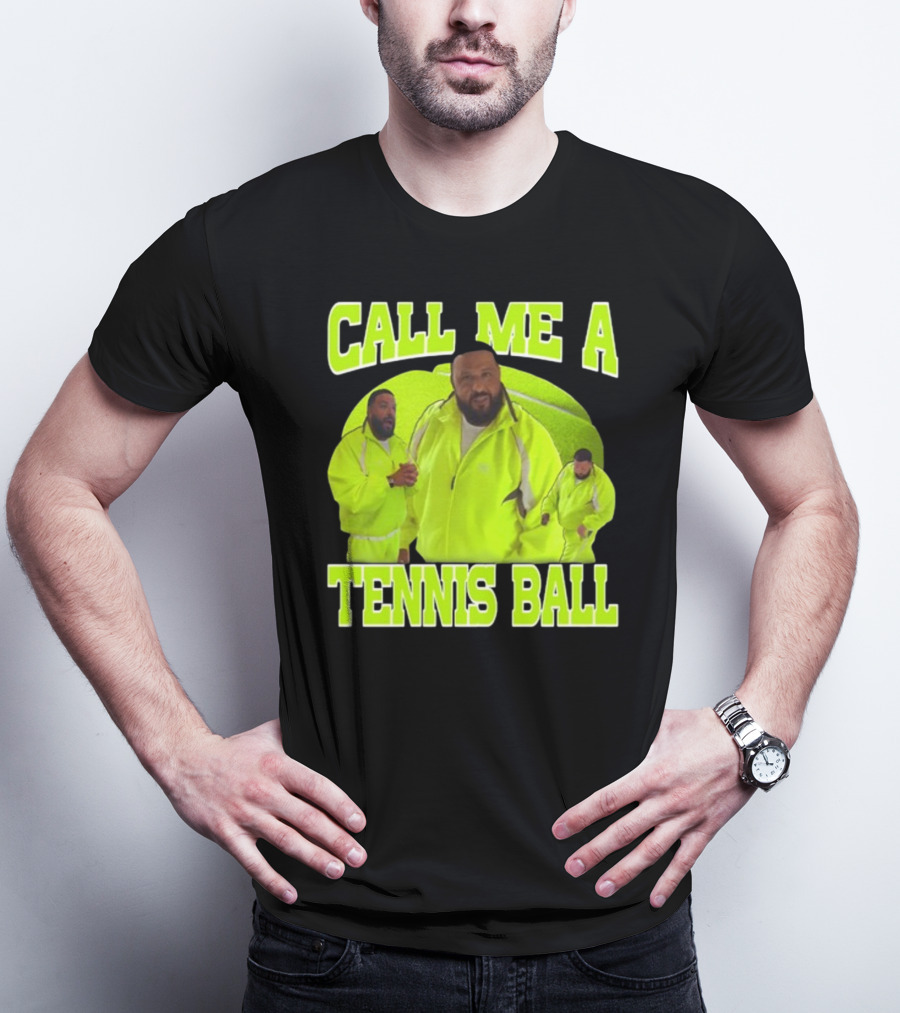 DJ Khaled Call Me A Tennis Ball Neon T-Shirt