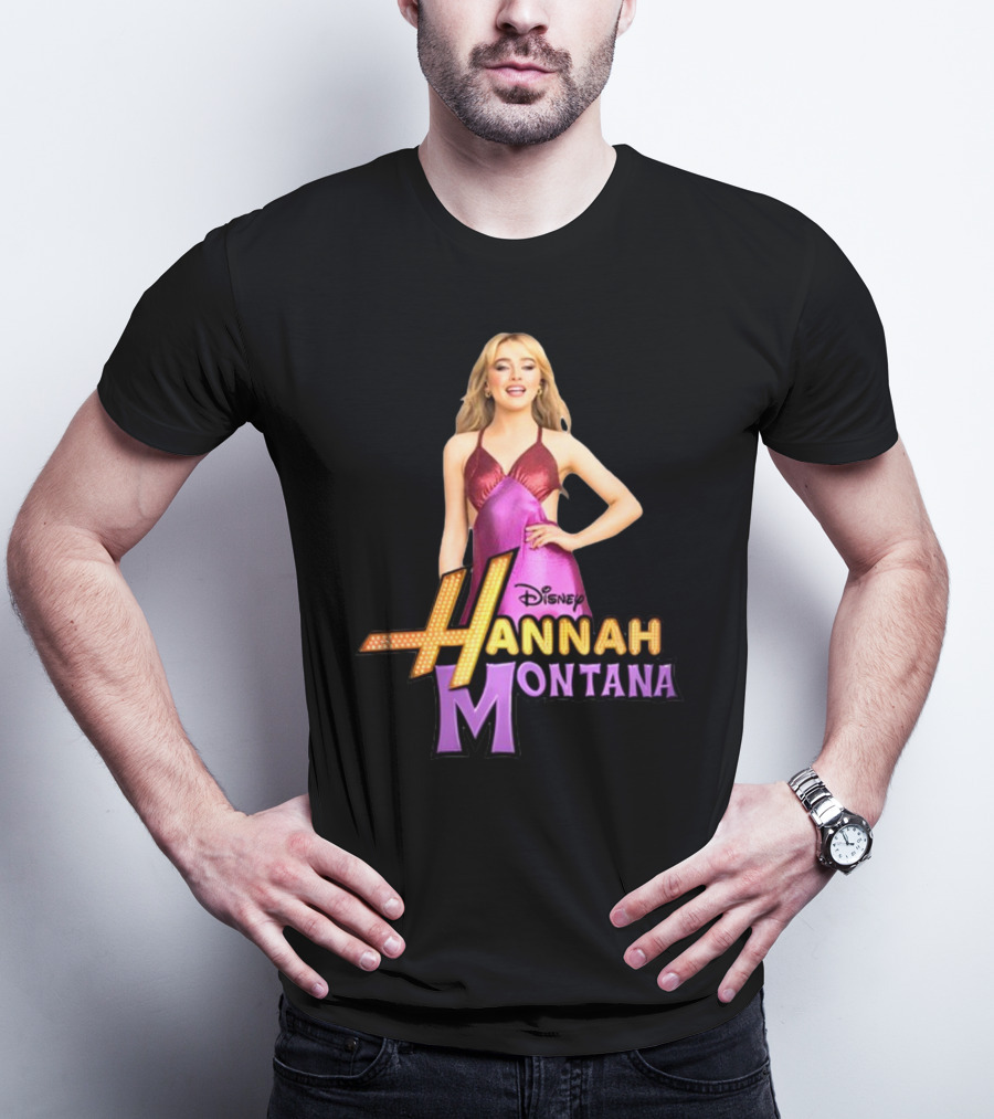 Disney Hannah Montana Sabrina Carpenter Iconic Crossover T-Shirt