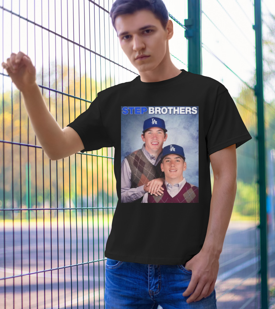 Bobby Miller Walker Buehler LA Step Brothers T-Shirt