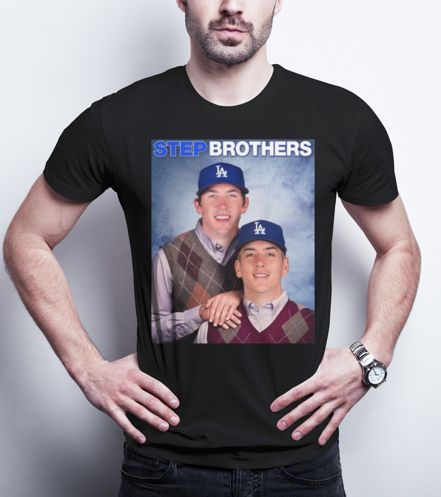 Bobby Miller Walker Buehler LA Step Brothers T-Shirt