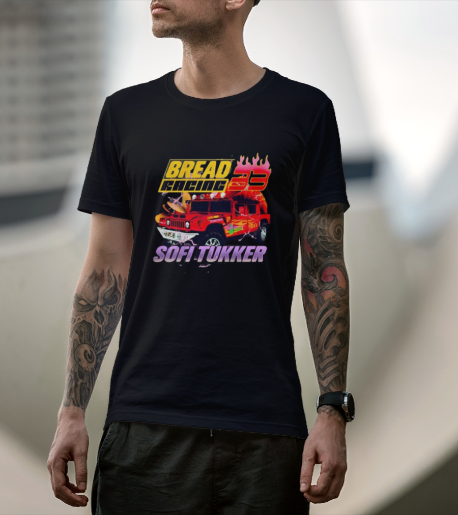 Bread Racing 33 Sofi Tukker Red Hummer With Flames T-Shirt