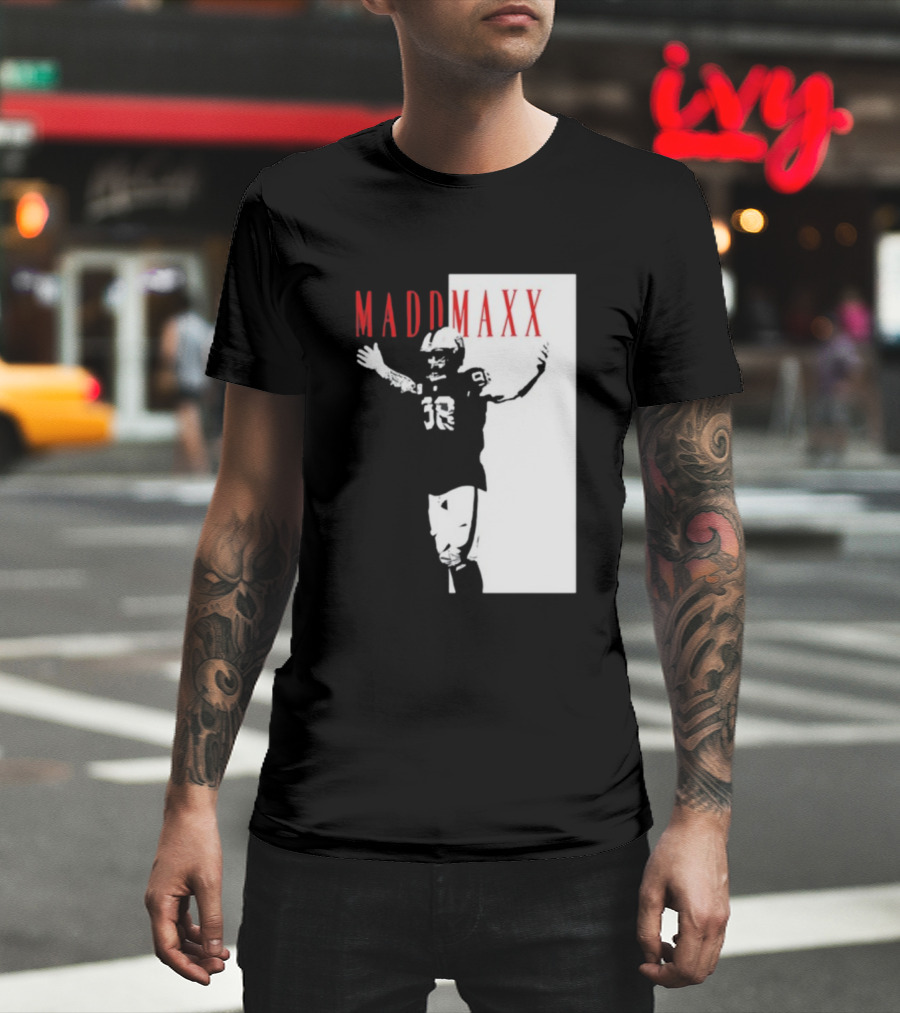 MADD MAXX Football Player T-Shirt