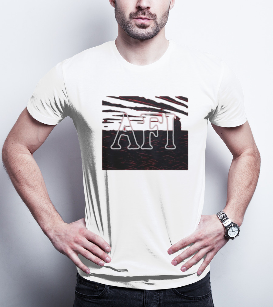 Afireinside AFI Black Sails Striped T-Shirt