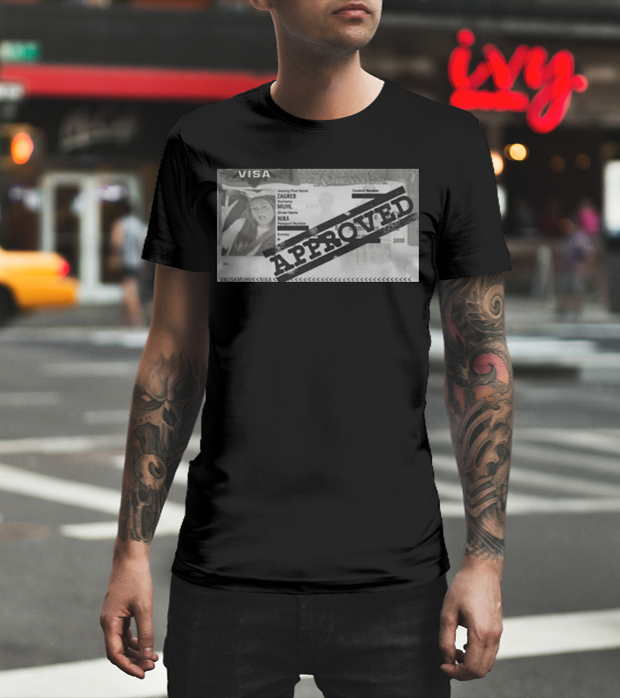 Visa Approved Zagreb Nika Muhl Muhil T-Shirt
