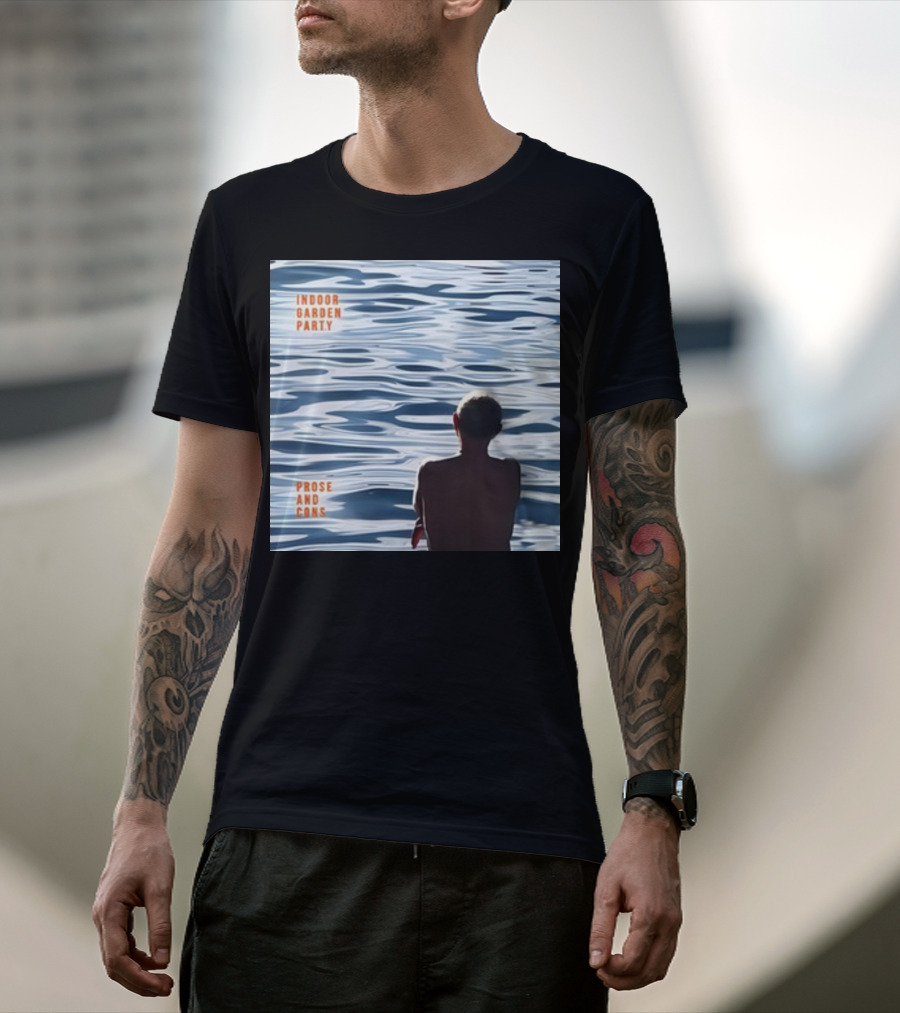 Russell Crowe Indoor Garden Party Prose And Cons Water Reflection T-Shirt