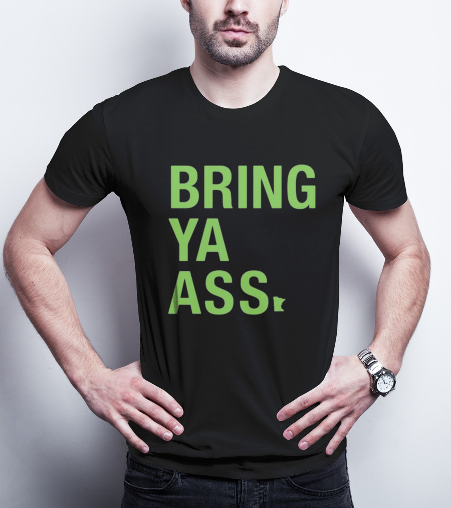 Bring Ya Ass Sota Clothing Minnesota State Outline T-Shirt