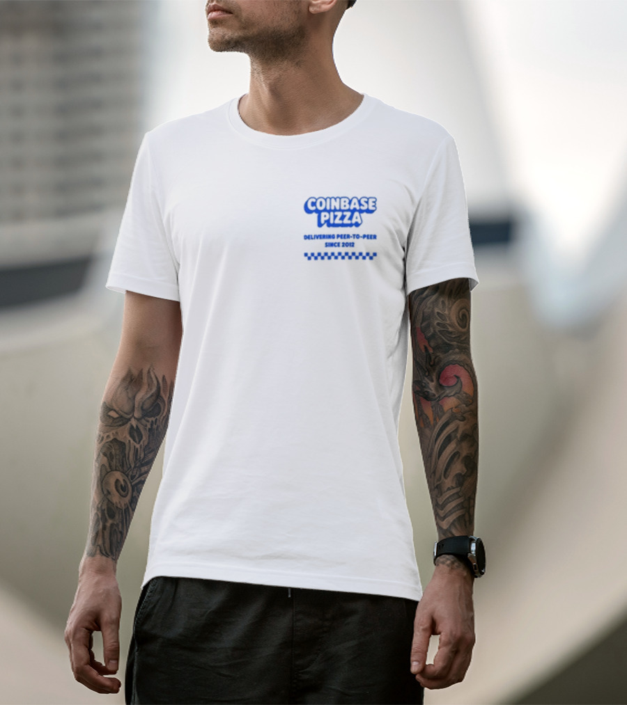 COINBASE PIZZA DELIVERING PEER-TO-PEER SINCE 2010 T-Shirt