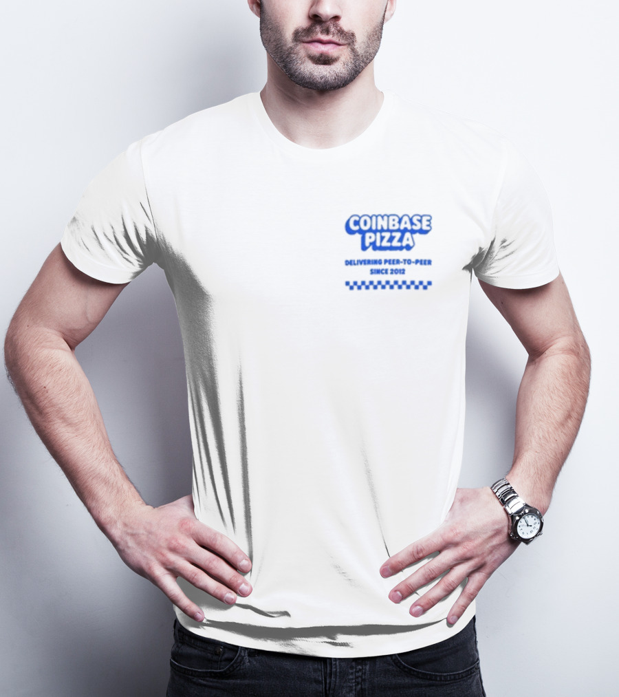 COINBASE PIZZA DELIVERING PEER-TO-PEER SINCE 2010 T-Shirt