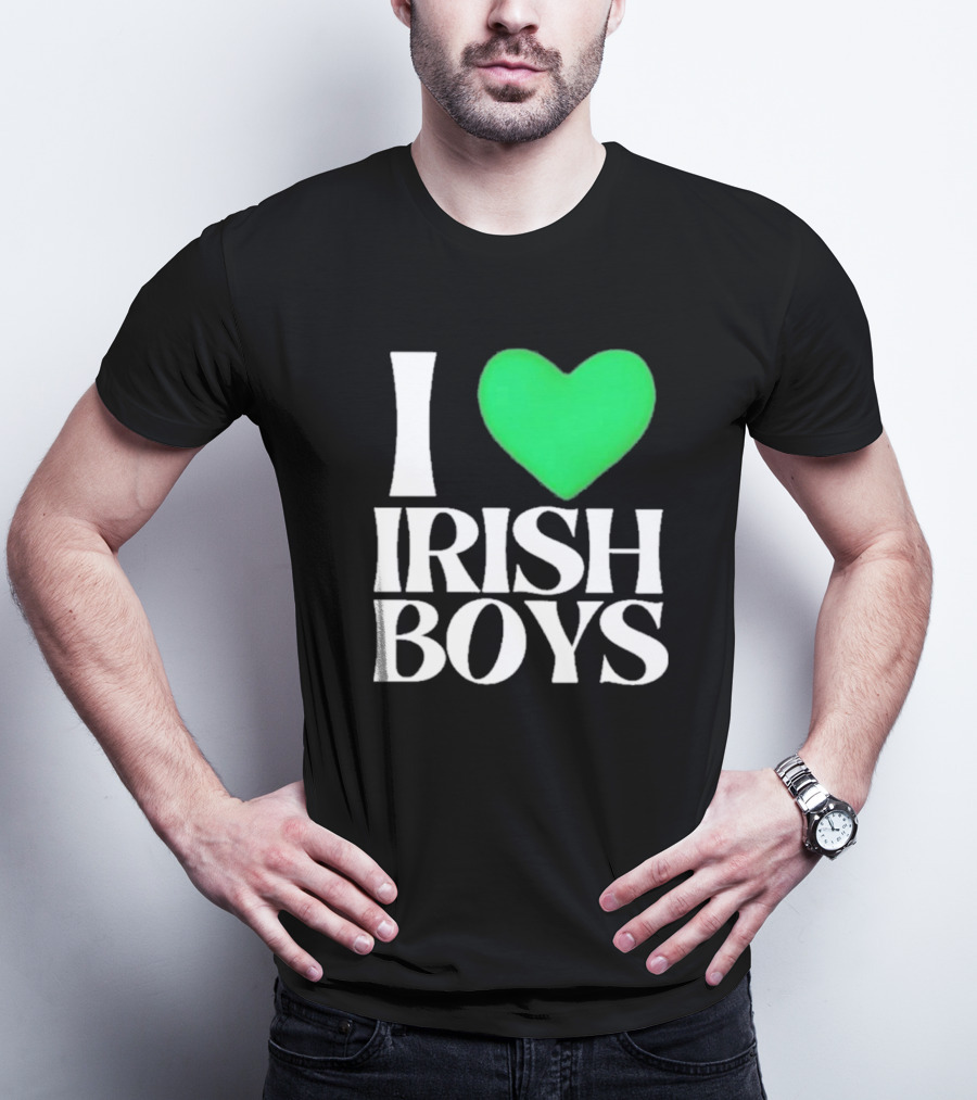 I Heart Irish Boys St. Patrick's Day Love T-Shirt