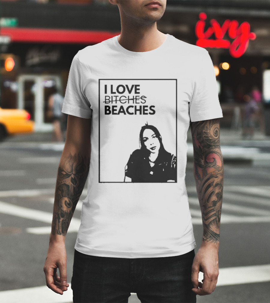 Charlotte I Love Beaches Image T-Shirt