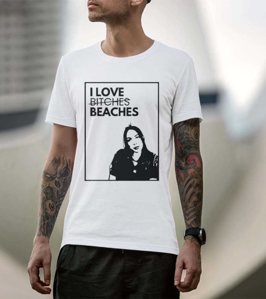 Charlotte I Love Beaches Image T-Shirt