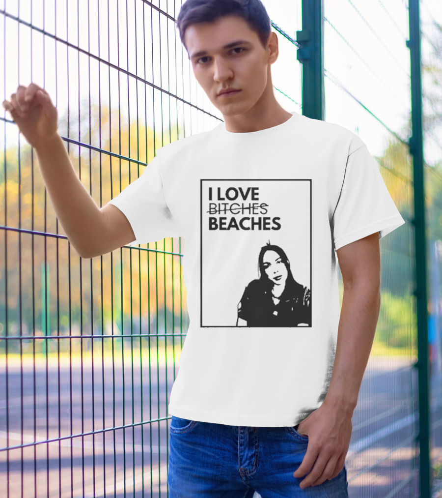 Charlotte I Love Beaches Image T-Shirt