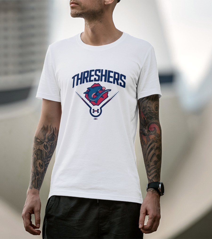 Threshers Under Armour Youth Tech Baseball T-Shirt