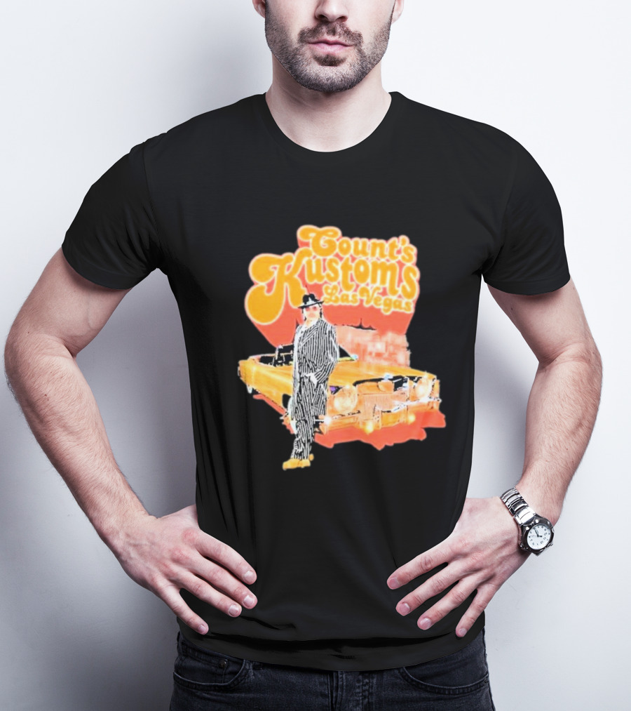Count’s Kustoms Superfly Cadillac Eldorado Las Vegas Strip T-Shirt