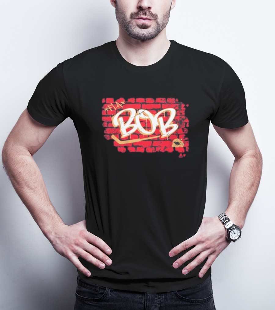 Sergei Bobrovsky Bob Brick Wall Hockey Stick Mask T-Shirt