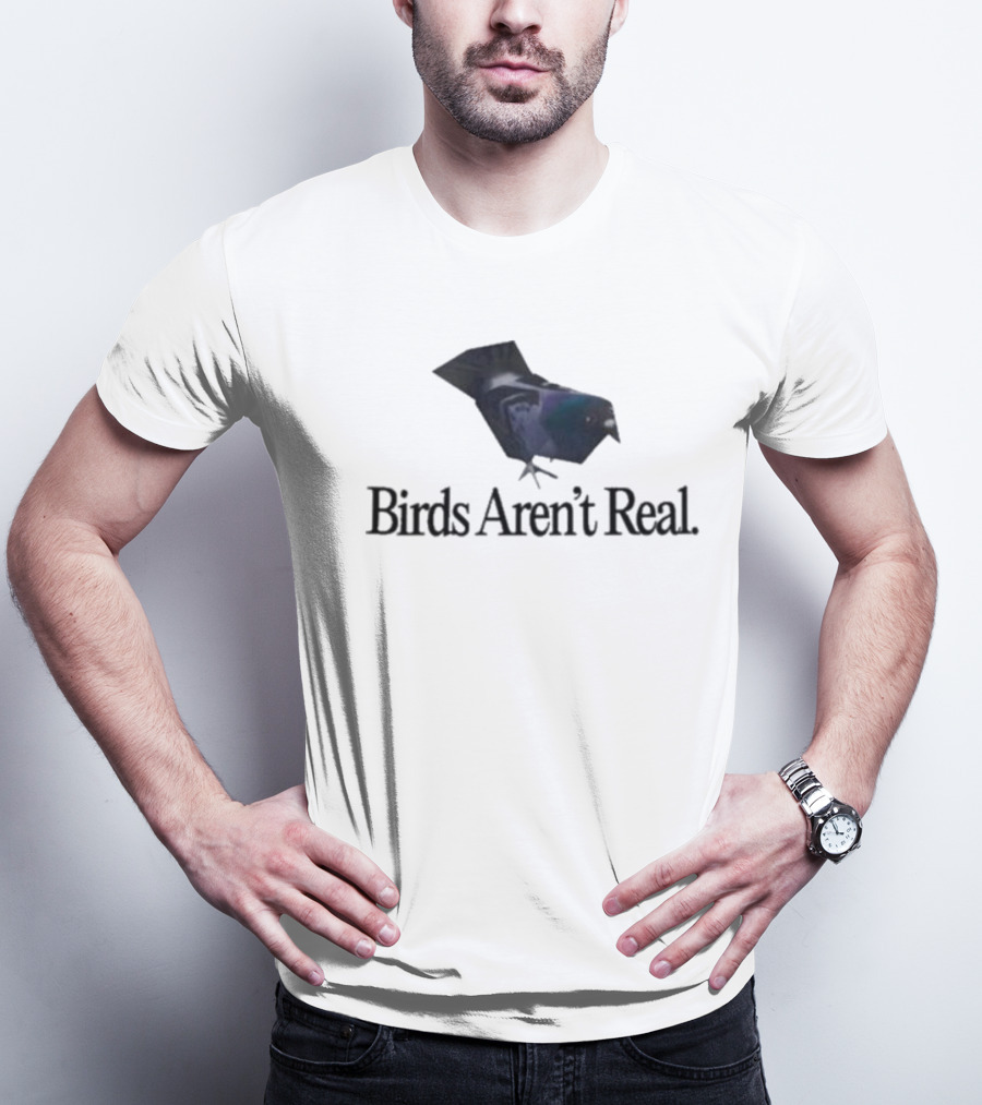 Birds Aren’t Real Pigeon Image T-Shirt