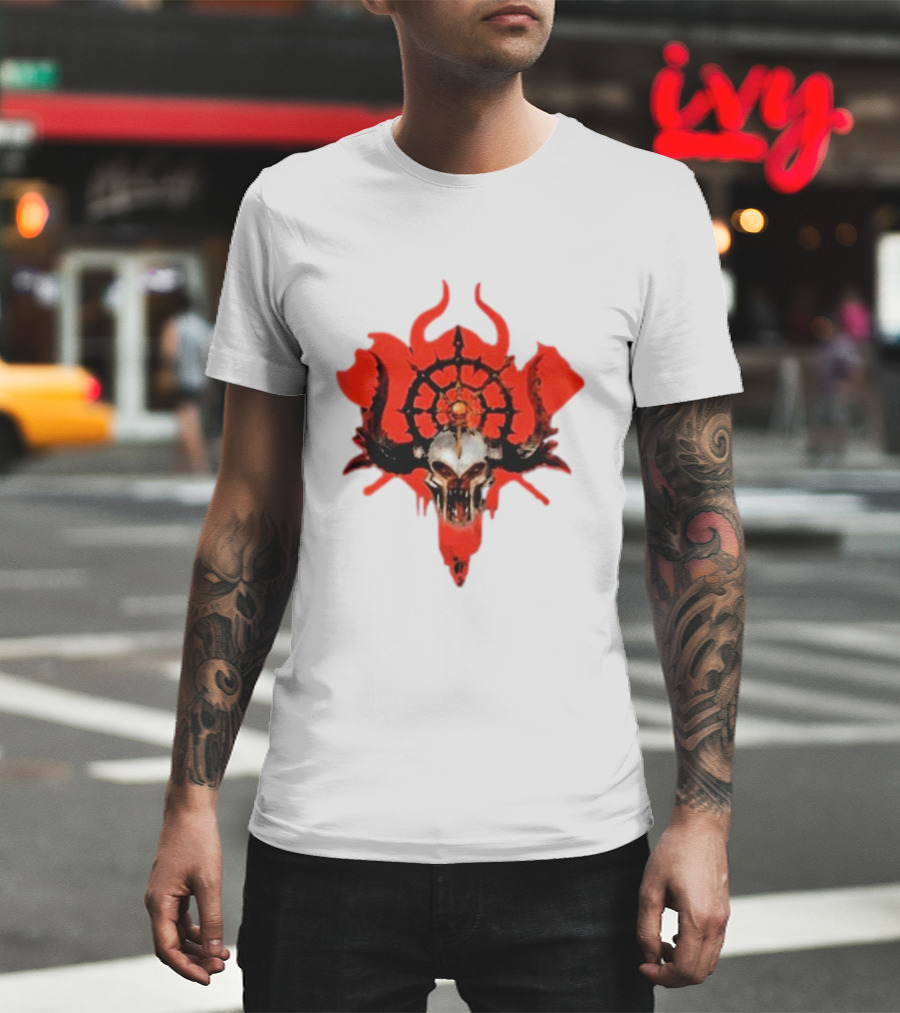 Slaves To Darkness Ravagers Skull And Chaos T-Shirt