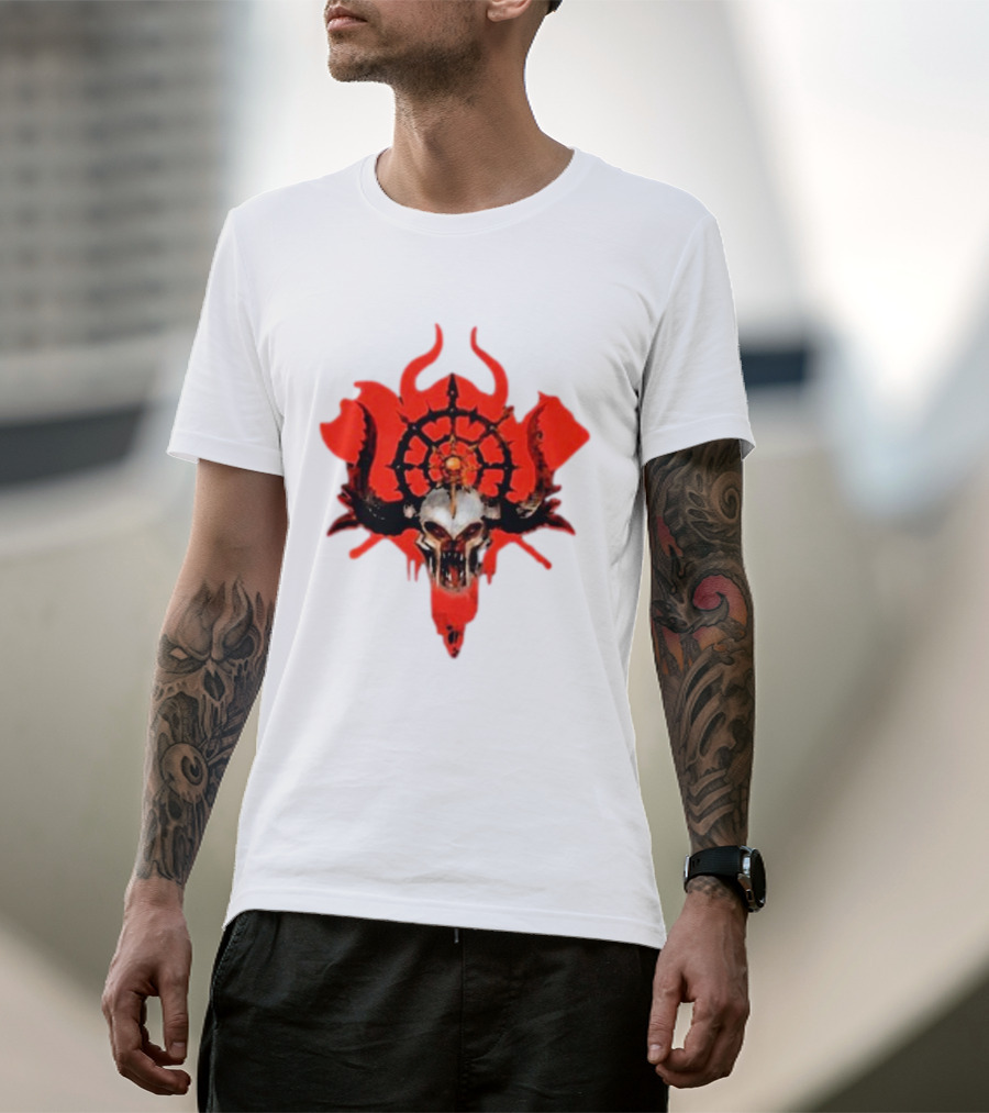 Slaves To Darkness Ravagers Skull And Chaos T-Shirt