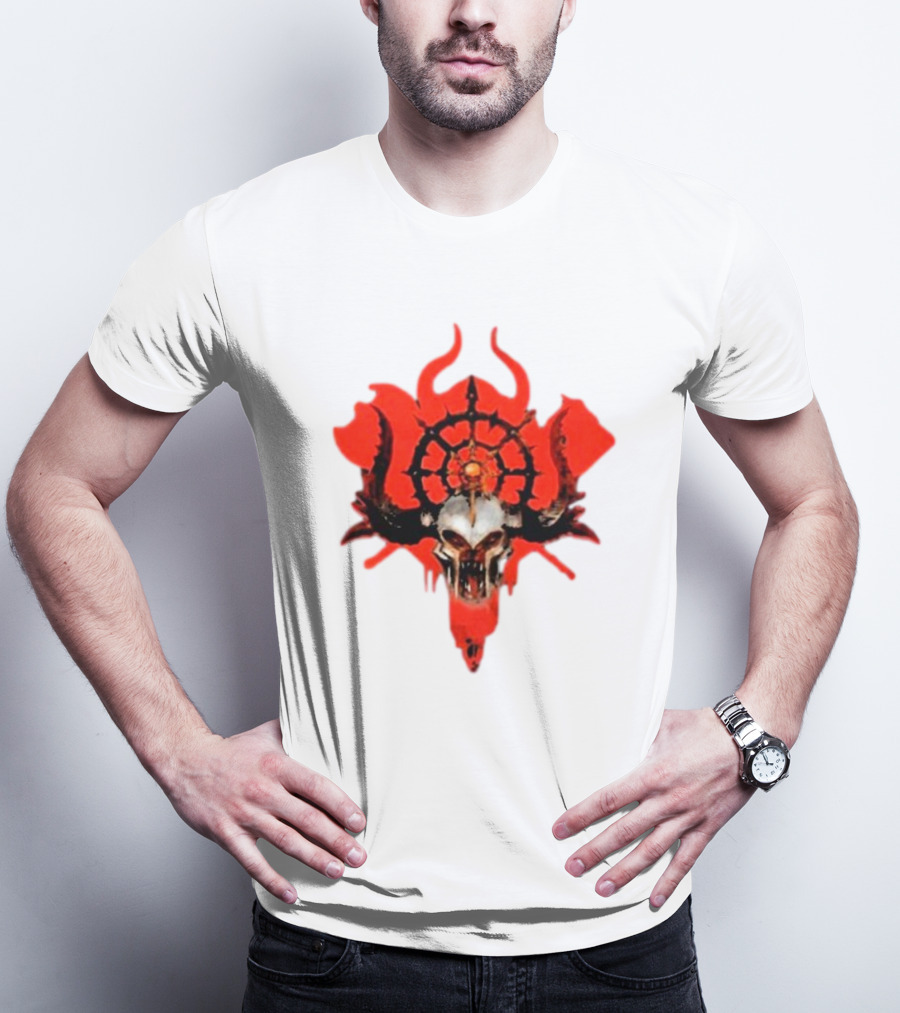 Slaves To Darkness Ravagers Skull And Chaos T-Shirt