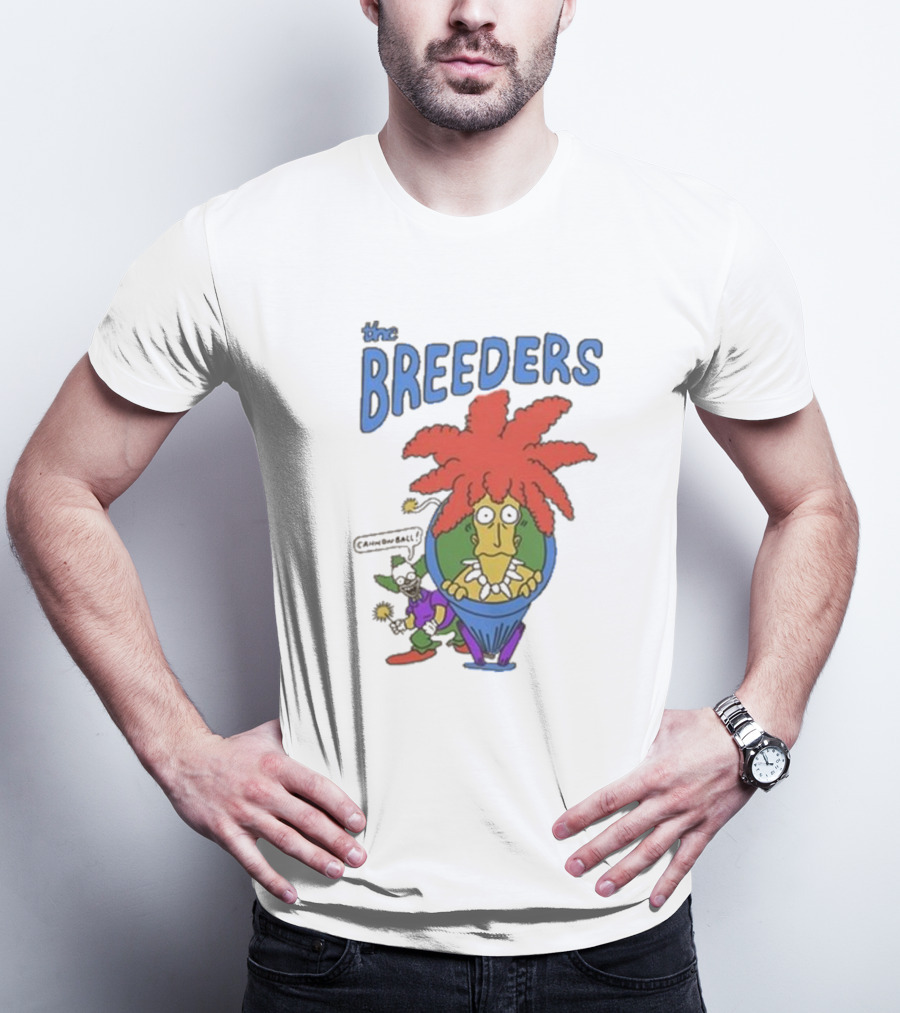 The Breeders I'm The Last Splash Cartoon Character With Red Hair In Vase T-Shirt