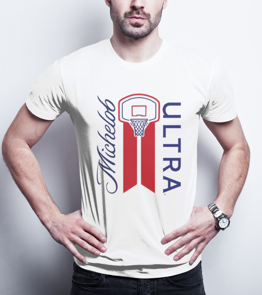 Michelob Ultra Basketball Hoop T-Shirt