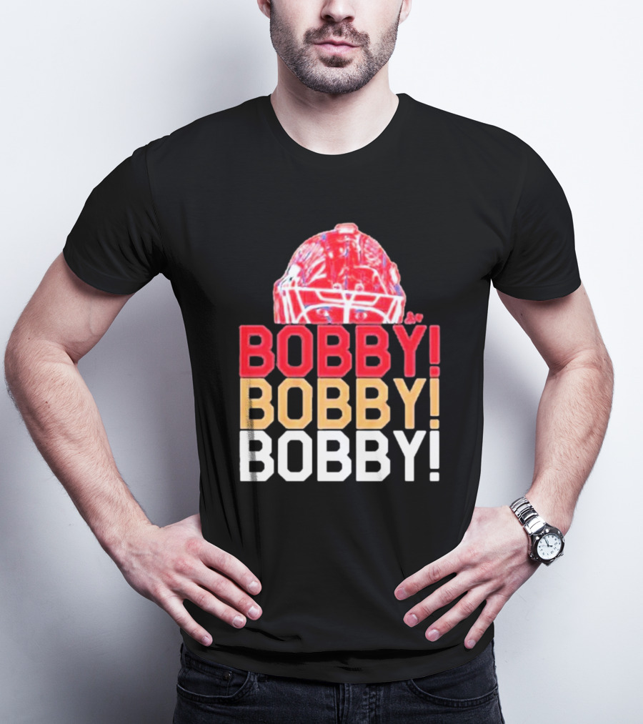 Bobby Chant Bobby Bobby Sergei Bobrovsky Hockey Helmet T-Shirt