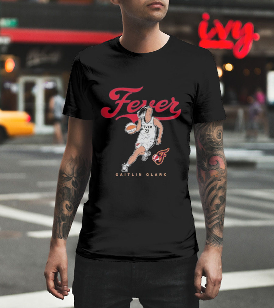 Fever Caitlin Clark Indiana Fever Motion T-Shirt