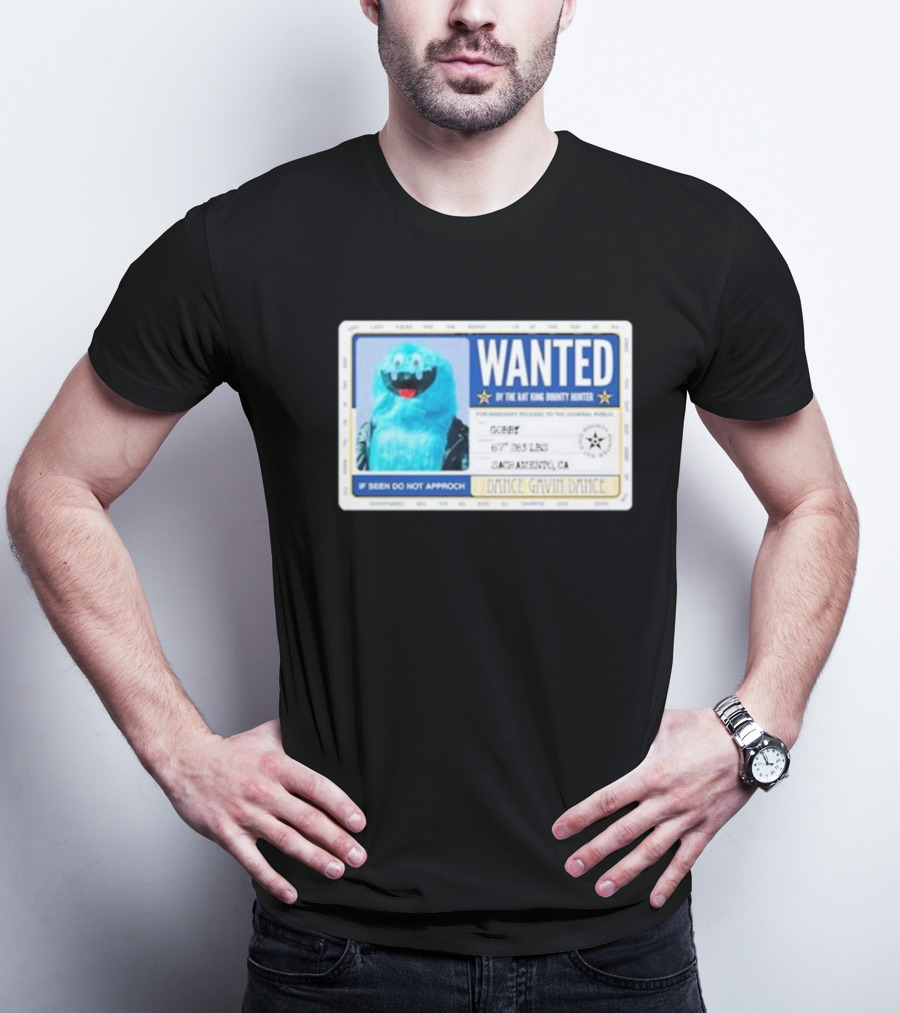 Dance Gavin Dance Wanted Gobby Rae King Bounty Hunter Sacramento T-Shirt
