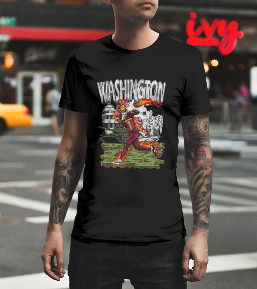 Washington Dark Horse JD X DH Football Capitol T-Shirt