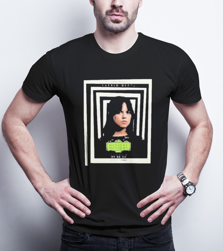 Jenna Ortega Astrid Deetz Beetlejuice 09 06 24 Warner Bros IMAX T-Shirt