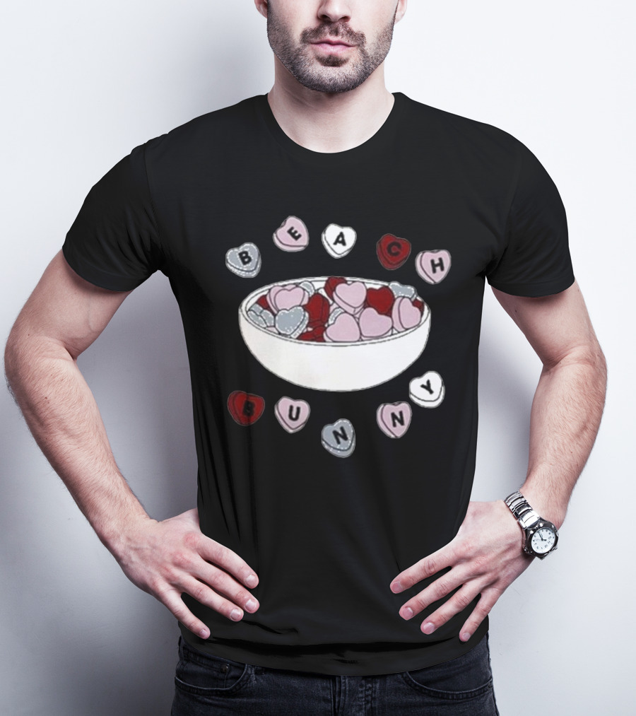 Beach Bunny Candy Heart Bowl T-Shirt