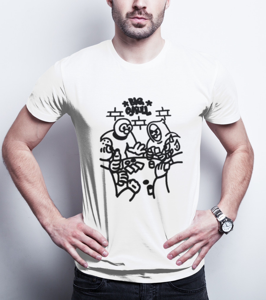 Big Skull Studio Big Skull Poker Game Street T-Shirt