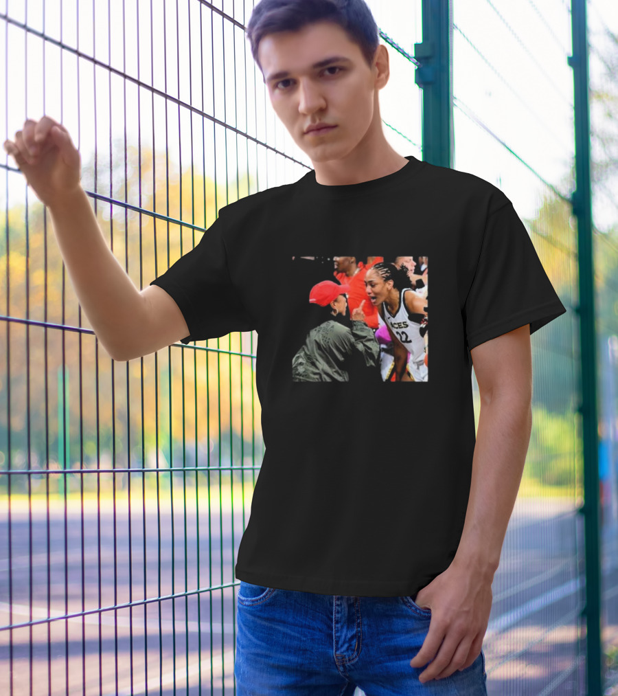 A’ja Wilson Dawn Staley Las Vegas Aces And Anxiety T-Shirt