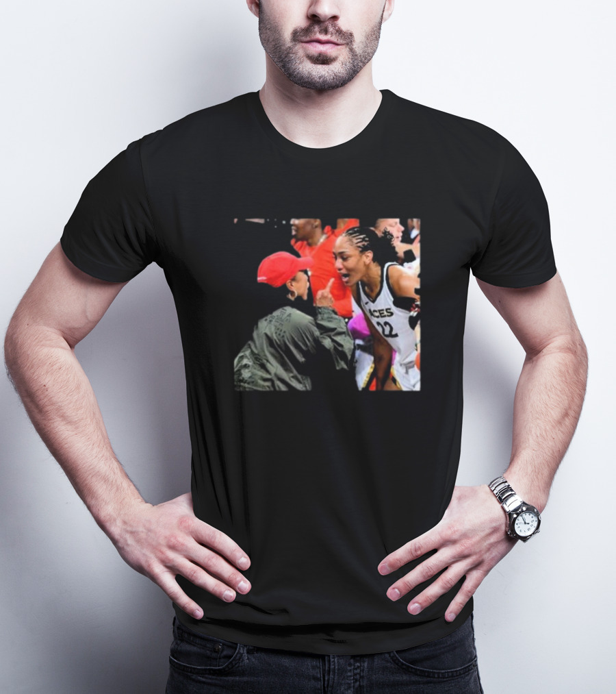 A’ja Wilson Dawn Staley Las Vegas Aces And Anxiety T-Shirt