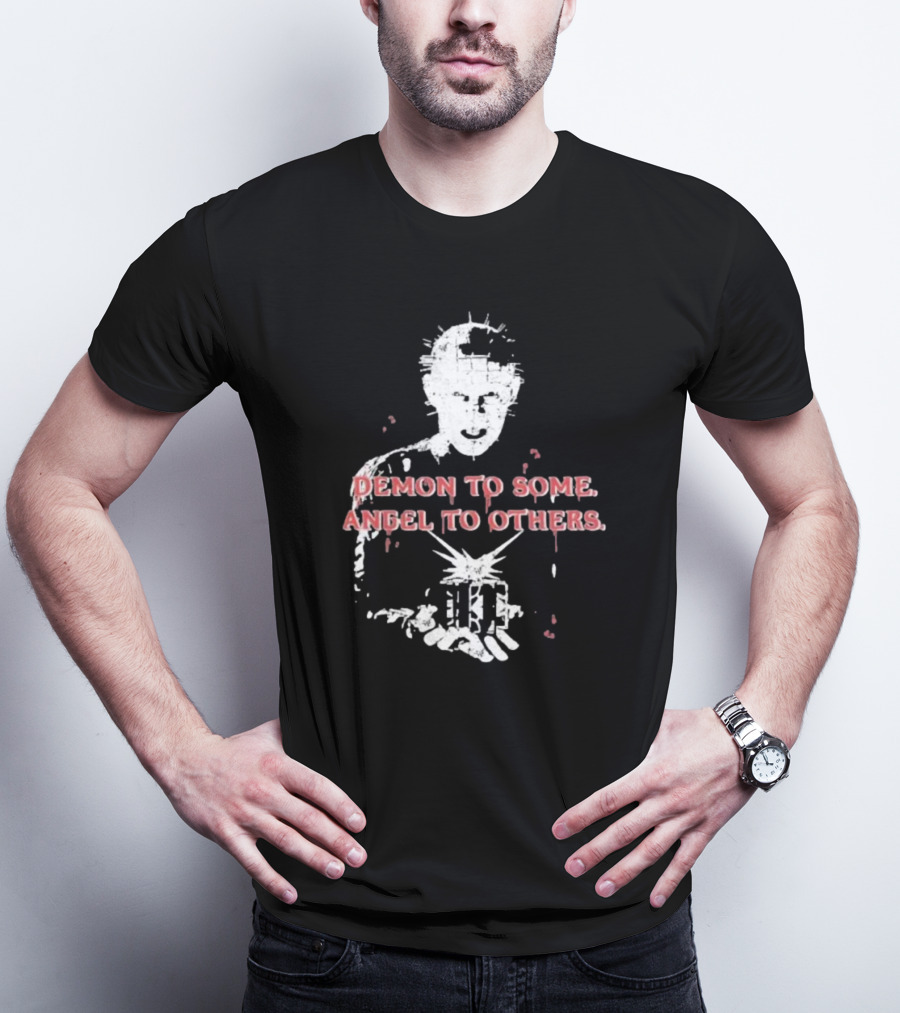 Demon To Some Angel To Others Hellraiser Puzzle Box T-Shirt