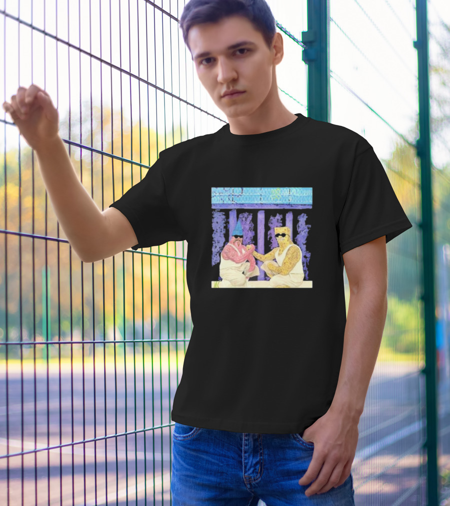 Mi Riqueza Ariel Camacho Greek Style Illustrative Scene T-Shirt