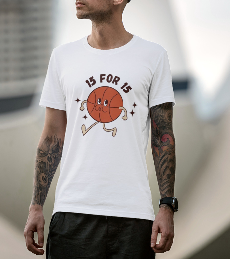15 For 15 Basketball T-Shirt